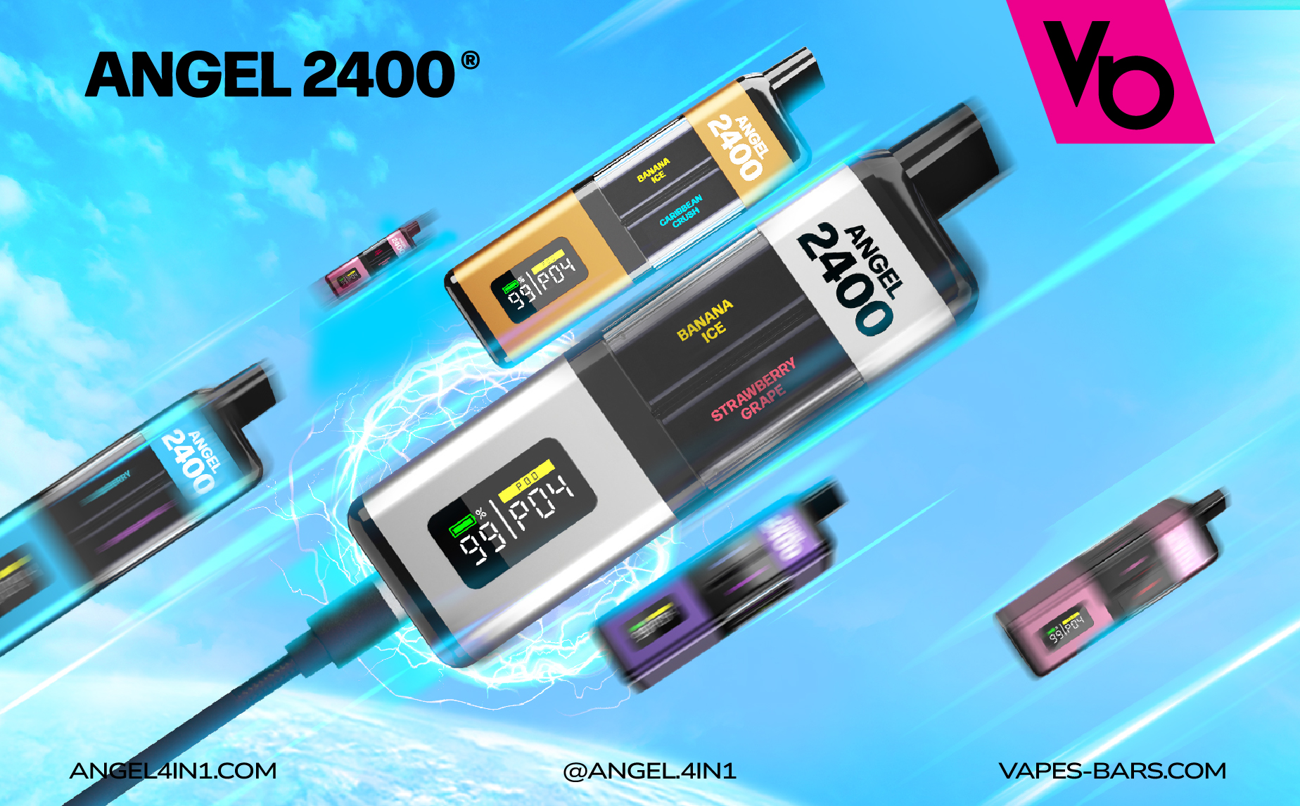 No More Surprises with Angel 2400 Rechargeable Vape Device